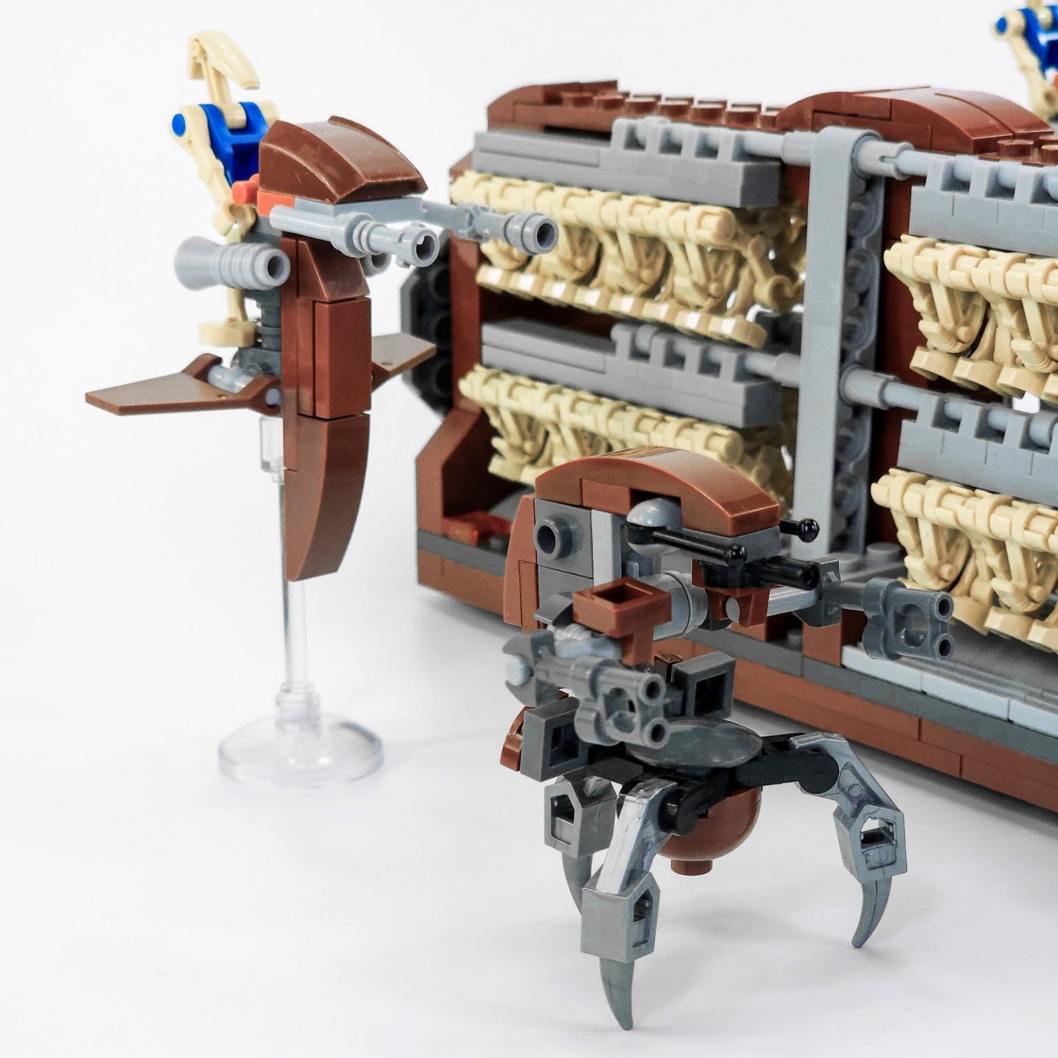 Star Wars Separatist Droid Army Set With Attack Craft, Droideka, STAP ...