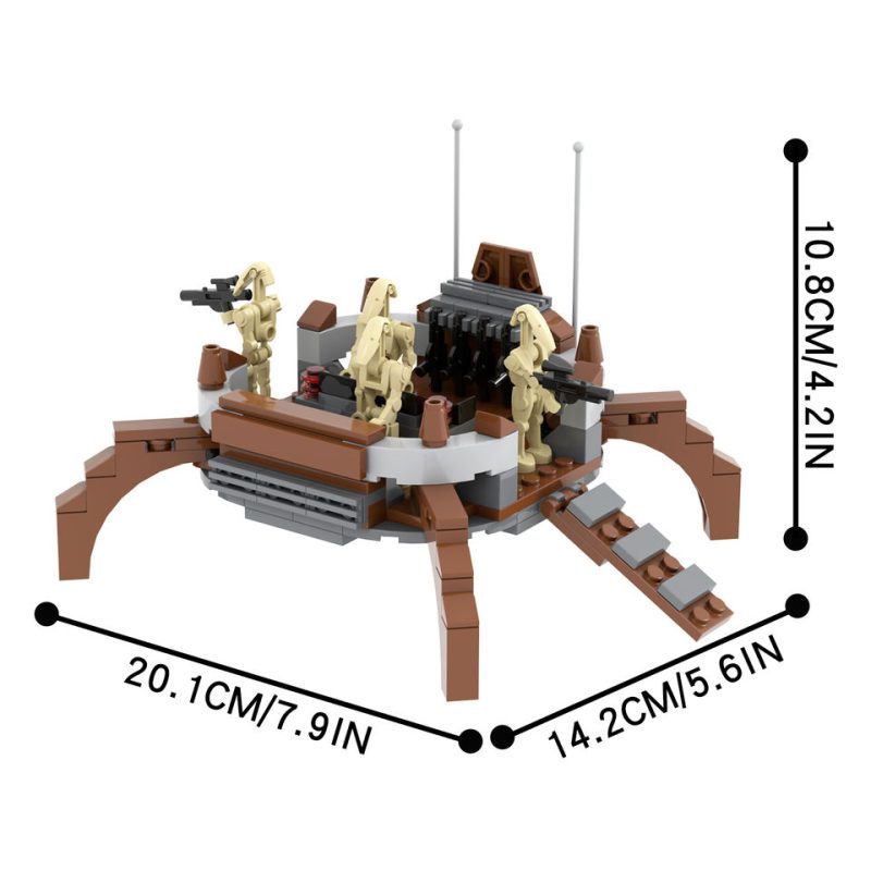 Star Wars Battle Droid Separatist Command Center MOC Building Set ...